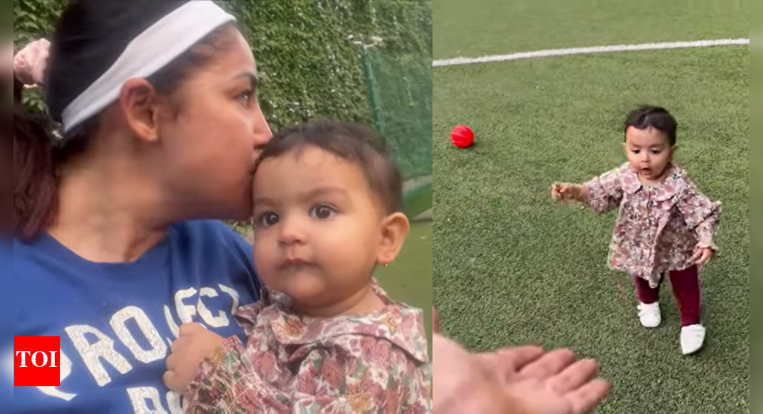 Debina Bonnerjee's second born Divisha finally starts walking; says ...