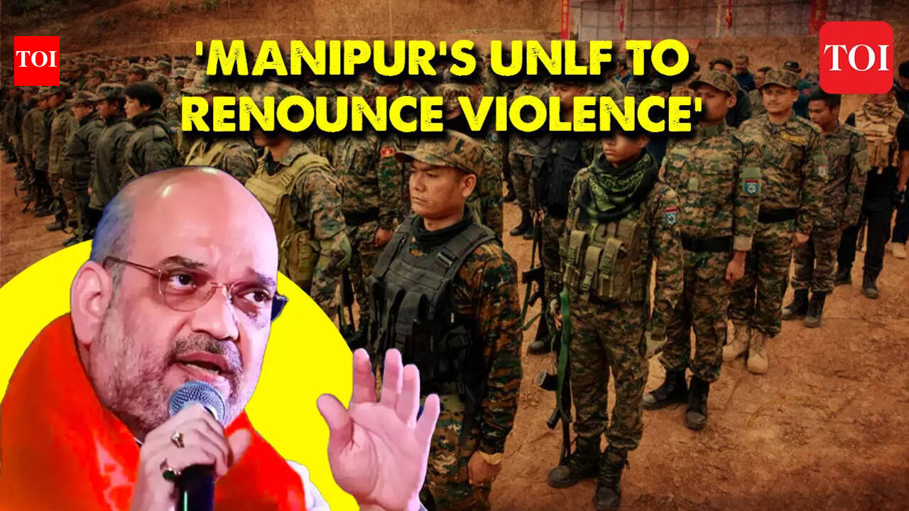 Amit Shah declares Manipur’s UNLF's move to join mainstream in Manipur ...