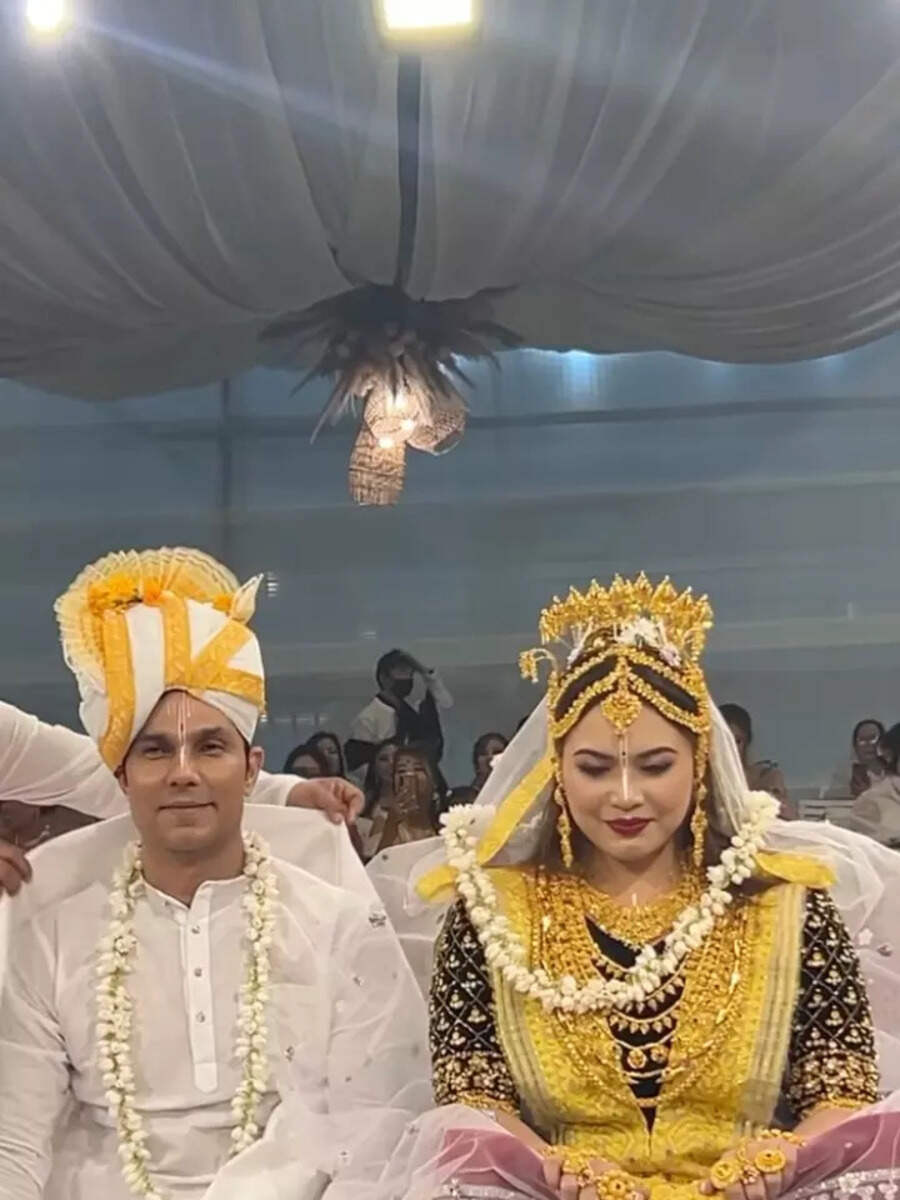 Randeep Hooda, Lin Laishram's Traditional Meitei Wedding | Dreamy PICS ...