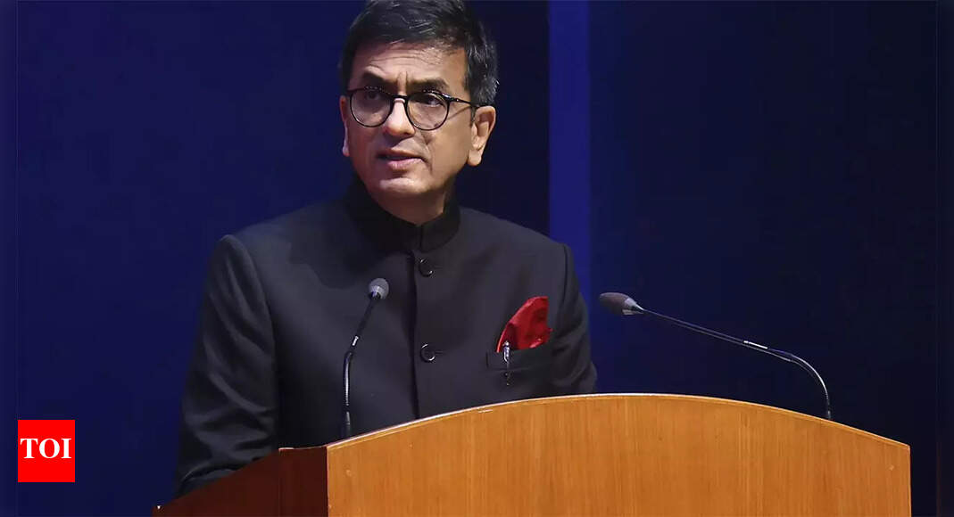 CJI DY Chandrachud welcomes two judges from Nepal's court | India News ...