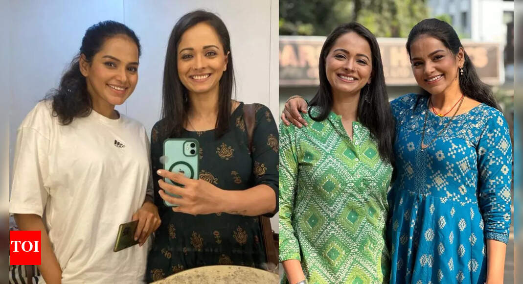 Saatvya Mulichi Saatvi Mulgi actors Shweta Mehendale and Teetiksha ...