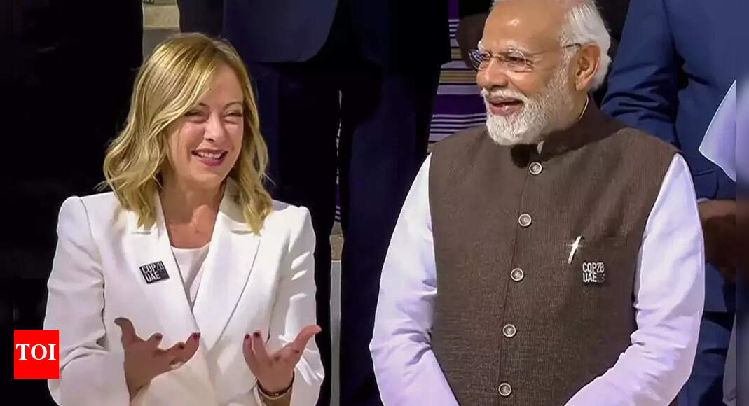 PM Modi meets Italian counterpart Giorgia Meloni, says he looks forward ...