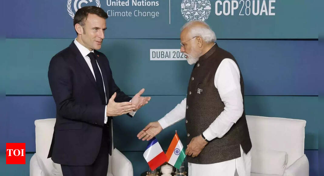 Climate Finance: PM Modi meets French President Macron, discusses ...