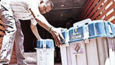 EVM Switch Rumours: EC car damaged after EVM switch rumours in ...