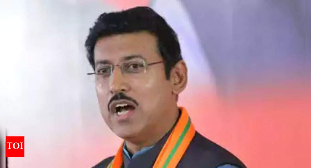 BJP candidate and Jaipur Rural MP Rajyavardhan Singh Rathore wins ...