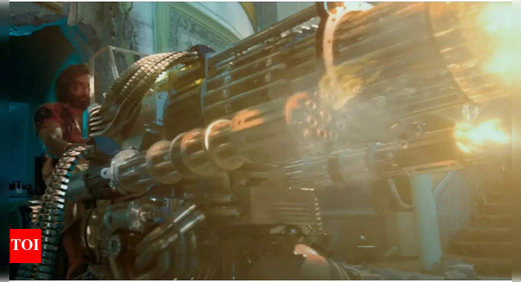 The 500 kg monstrous machine gun Ranbir Kapoor wielded in 'Animal' is ...