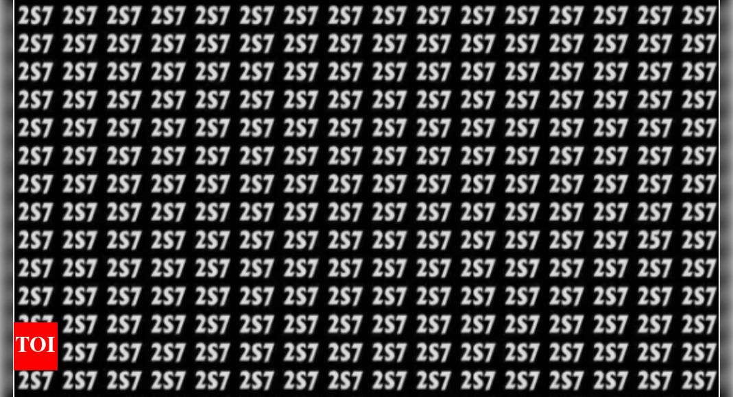 Eye test: Only people with sharpest vision can spot the number '257' in ...