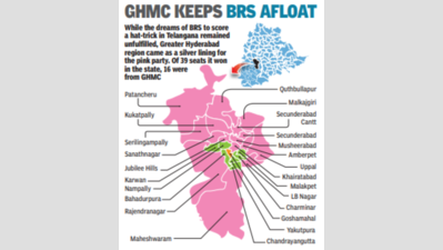 Greater Hyd minor consolation for BRS | Hyderabad News - The Times of India