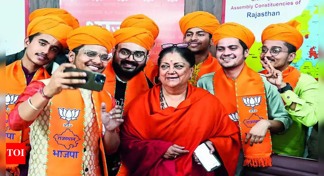 On a rollercoaster ride, Vasundhara Raje back at the front & buoyed by ...
