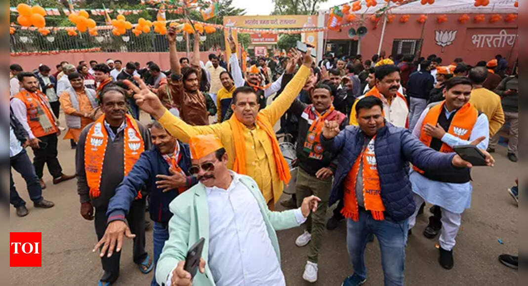 How BJP managed to win back Rajasthan | India News - Times of India