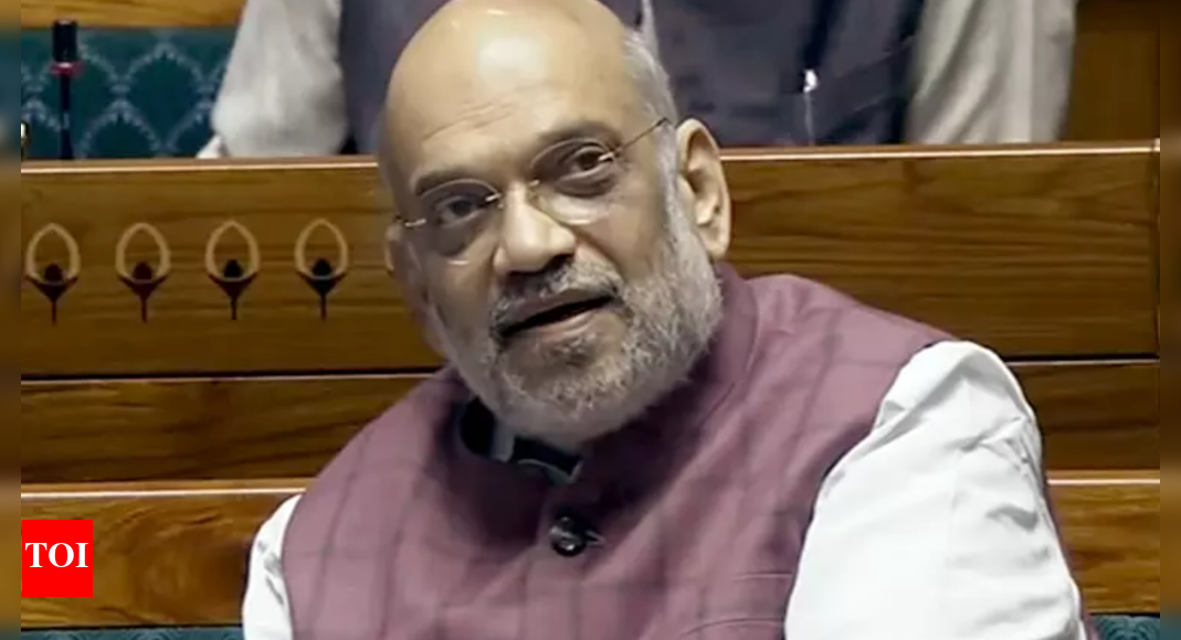 Amit Shah attacks Nehru blunders, vows terror-free J&K by 2026 | India News - Times of India