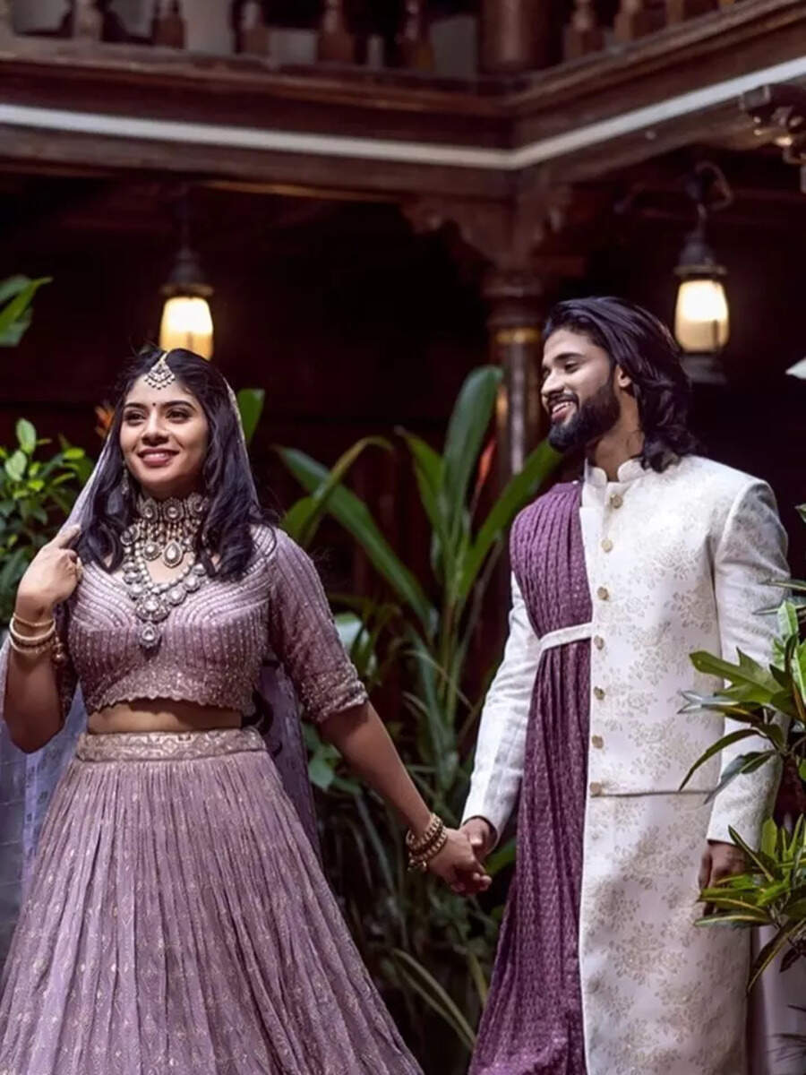 In Pics: Reneesha and Vishnu stun in their wedding-themed photoshoot ...