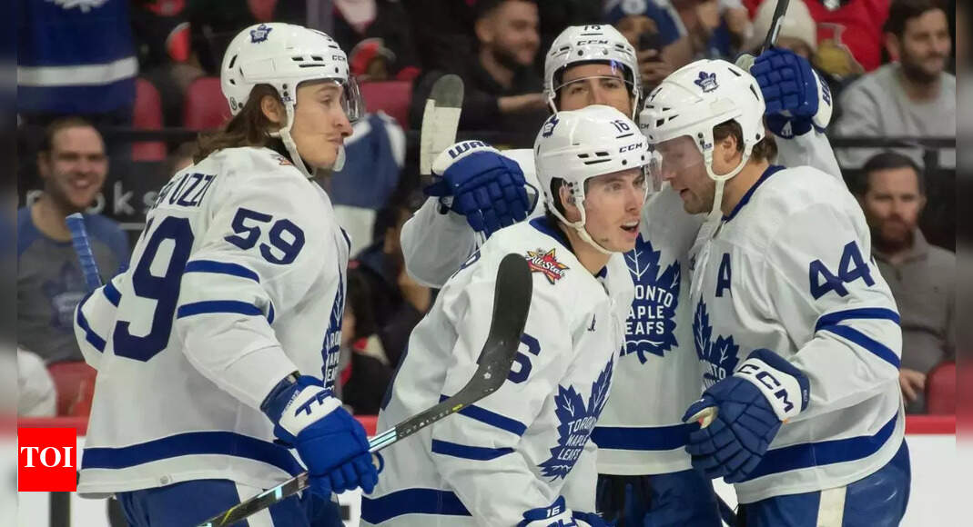 David Kampf helps Toronto Maple Leafs win over Ottawa Senators - Times ...