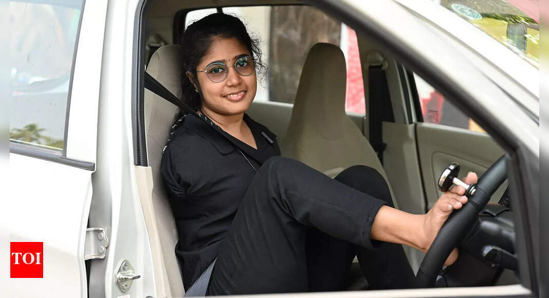 How an armless woman got into the driver’s seat | India News - Times of ...
