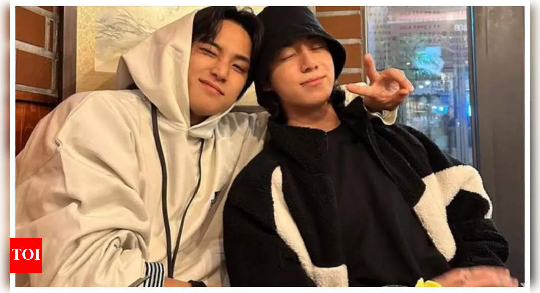 BTS' Jungkook enjoys a special farewell with SEVENTEEN's Mingyu ahead ...