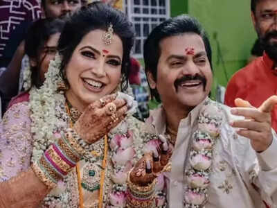 TV actress Sangeetha gets married to beau Redin Kingsley - Times of India