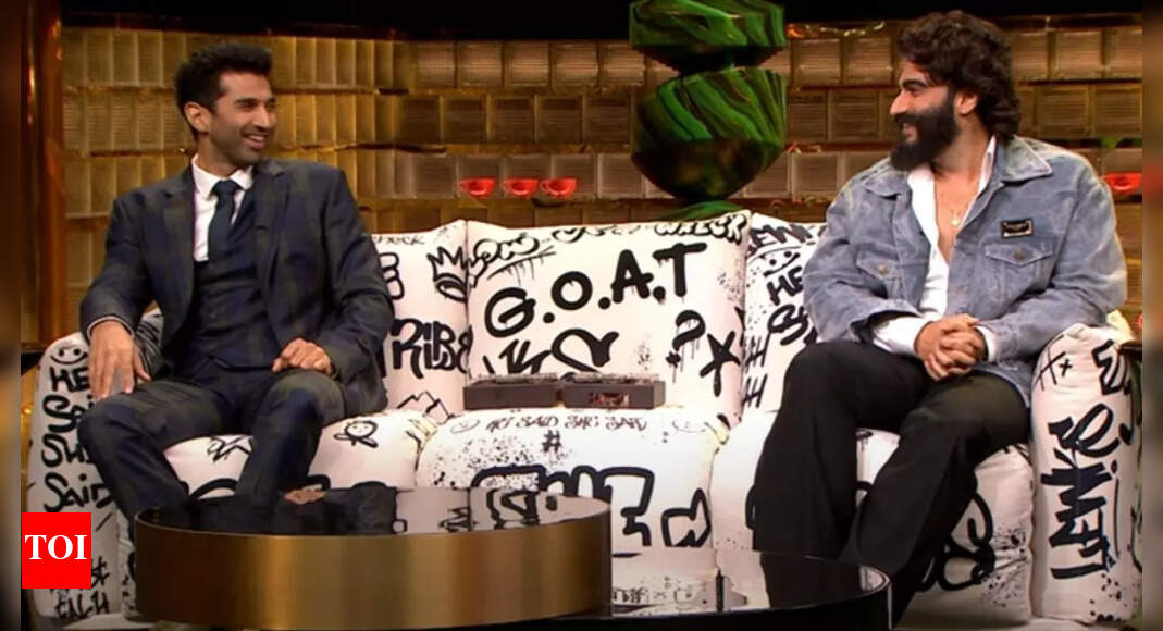 Brewing bromance on Koffee with Karan; Hunks Aditya Roy Kapur and Arjun Kapoor grace the couch ...
