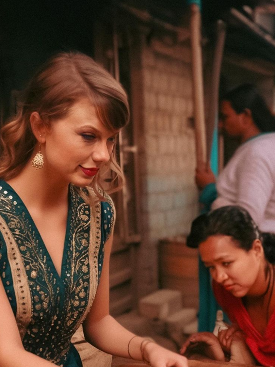 AI Imagines Taylor Swift As AI Imagines Taylor Swift As