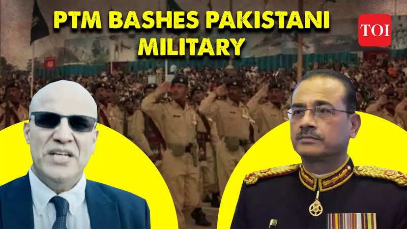 'Pakistani military can suppress our freedom in...' PTM member bashes ...