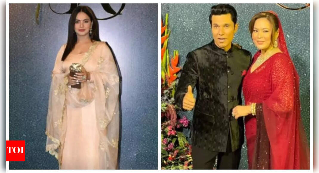 Ex-girlfriend Neetu Chandra attends Randeep Hooda and Lin Laishram's ...