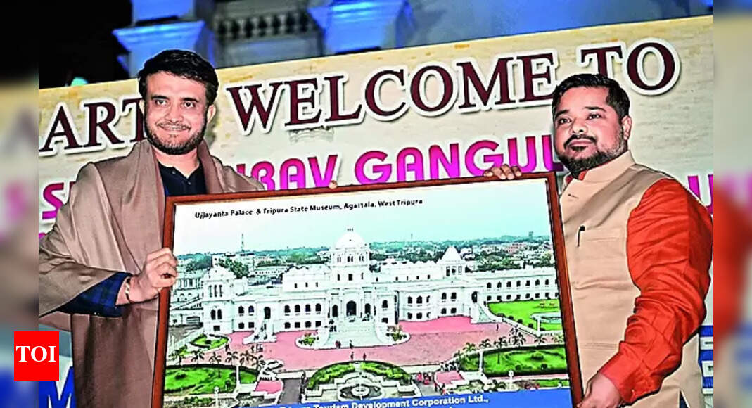 Sourav Ganguly: Sourav Turns Tripura Tourism Ambassador | Agartala News - Times of India