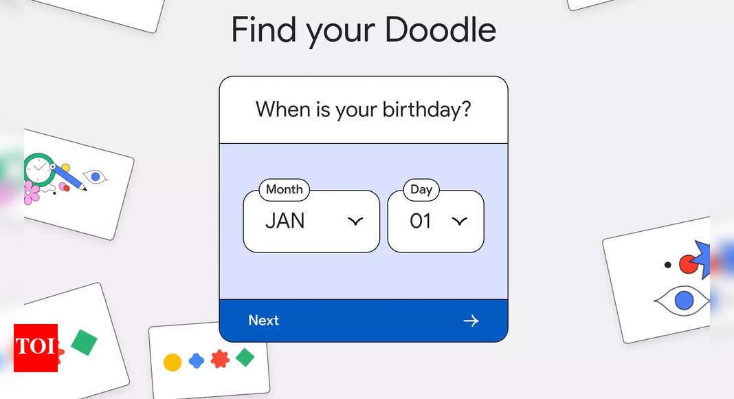 Google: How to find Google Doodle based on your birthday - Times of India