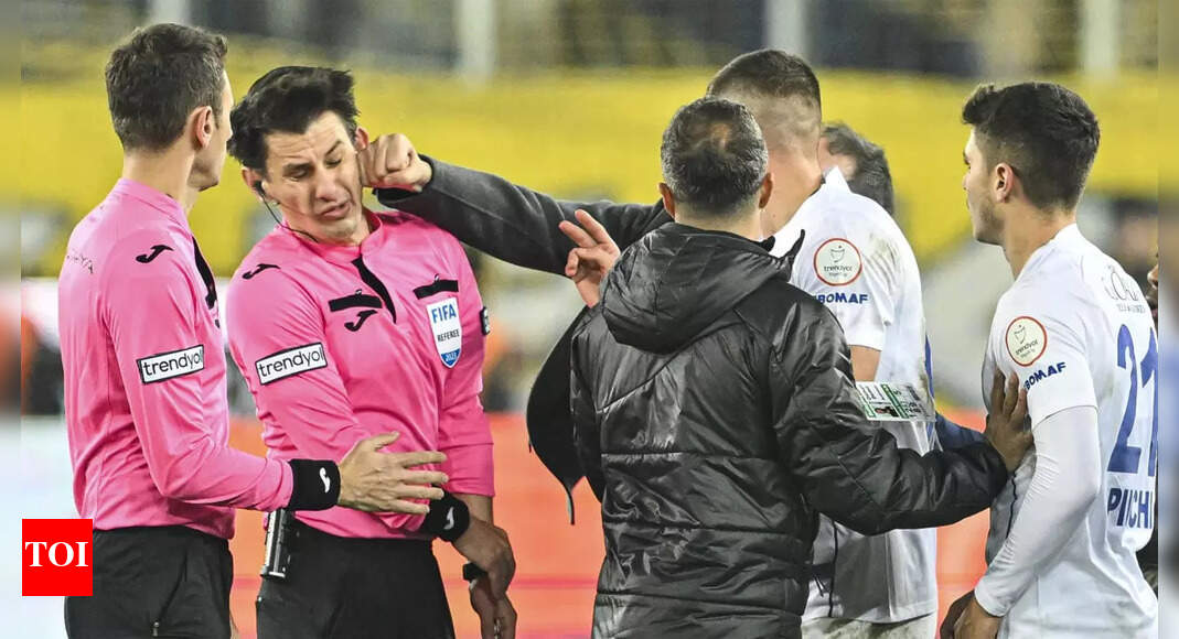 Turkish football referee leaves hospital after attack by club president ...