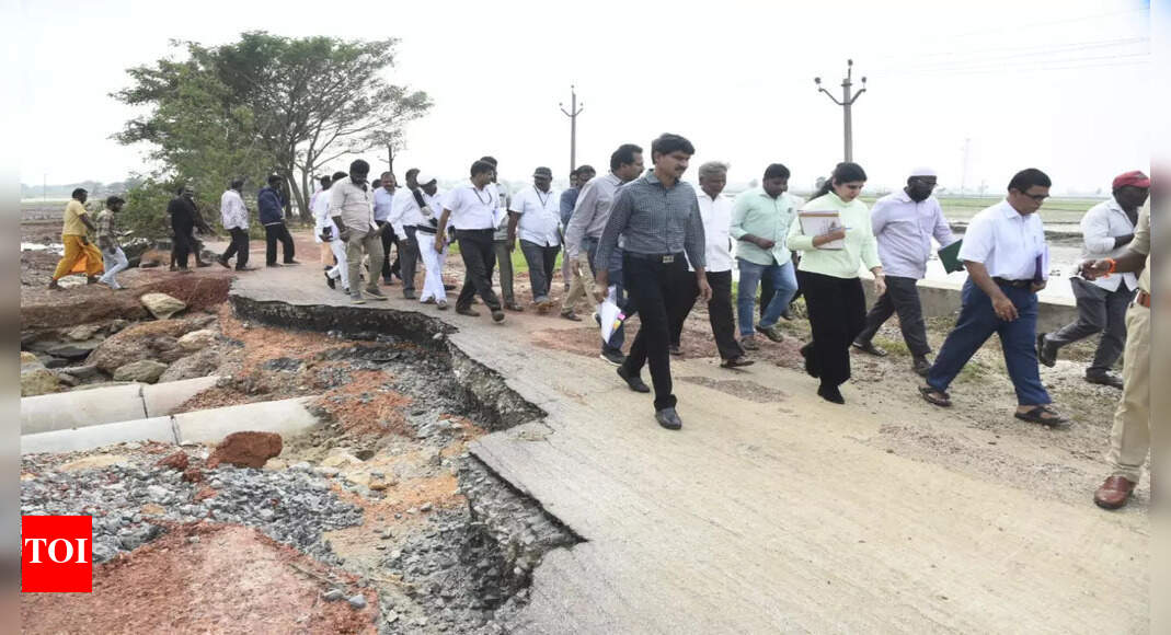 Cyclone Michuang Damage: Central team assesses cyclone Michuang damage ...