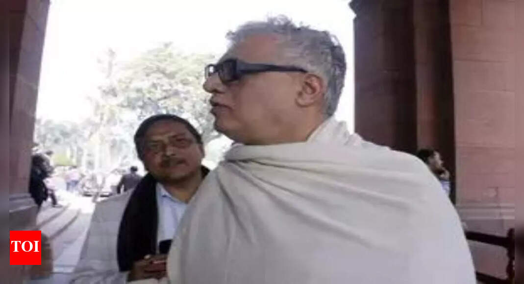 TMC MP Derek O’Brien suspended from Rajya Sabha for the remaining part of the winter session ...