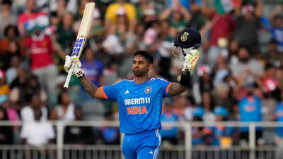 3rd T20I: Suryakumar's sparkling hundred carries India to 201/7 against SA | Cricket News ...