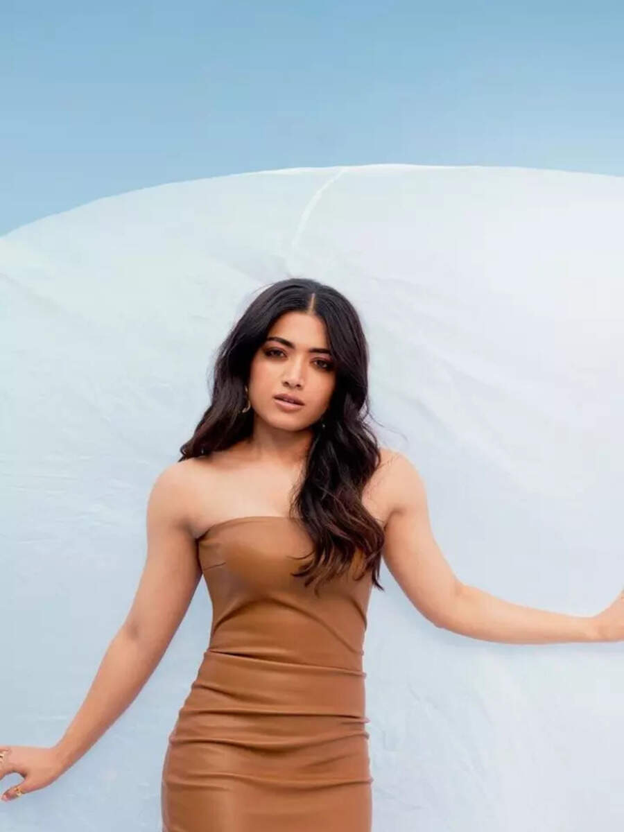 Another day, another slay by Rashmika Mandanna in latex bodycon number | Times of India