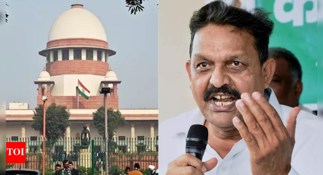 SC suspends ex-BSP MP Afzal Ansari's conviction in Gangsters Act case | India News - Times of India