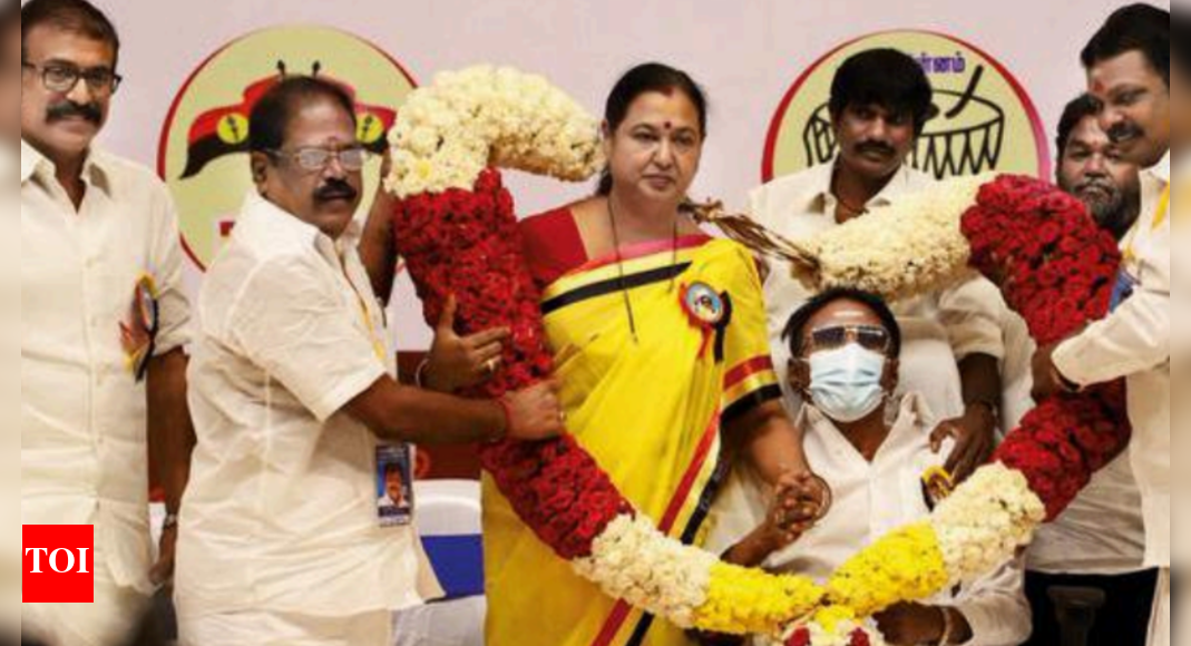 Premalatha Vijayakant is DMDK general secretary | Chennai News - Times ...