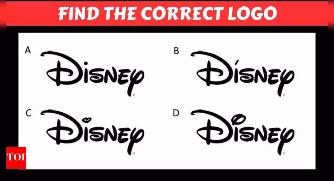 Brain Teaser: Only geniuses can spot the correct Disney logo in this ...