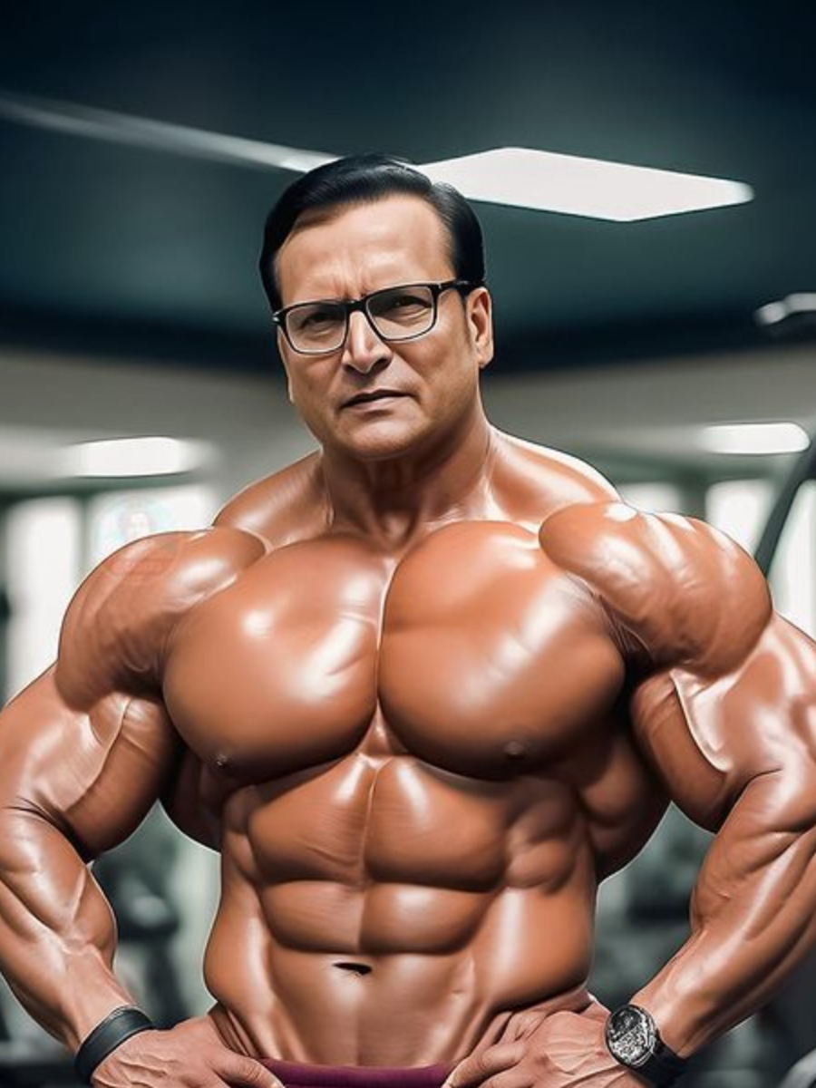 AI Imagines News Anchors As Bodybuilders | Times Now
