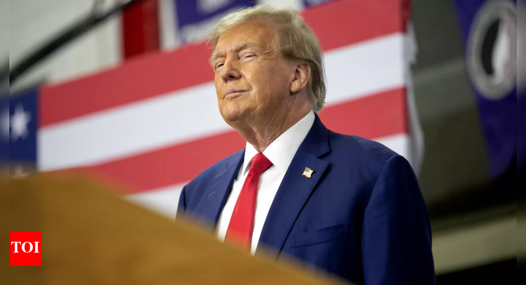 Trump Suit: Trump is selling pieces of his mugshot suit - Times of India