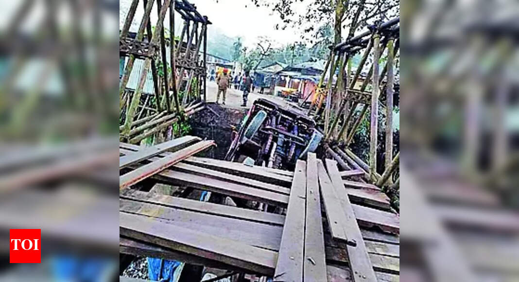 Bridge Collapse: Bridge linking Assam with Nagaland collapses ...