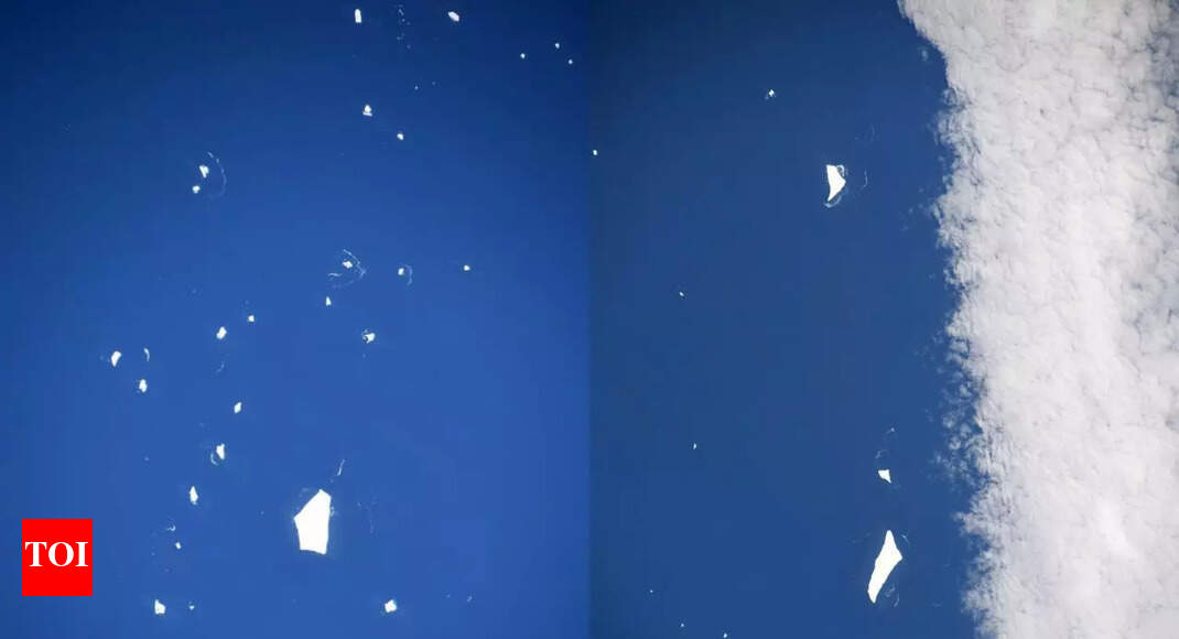 Astronaut's iceberg photos from space raise an alarm about climate ...