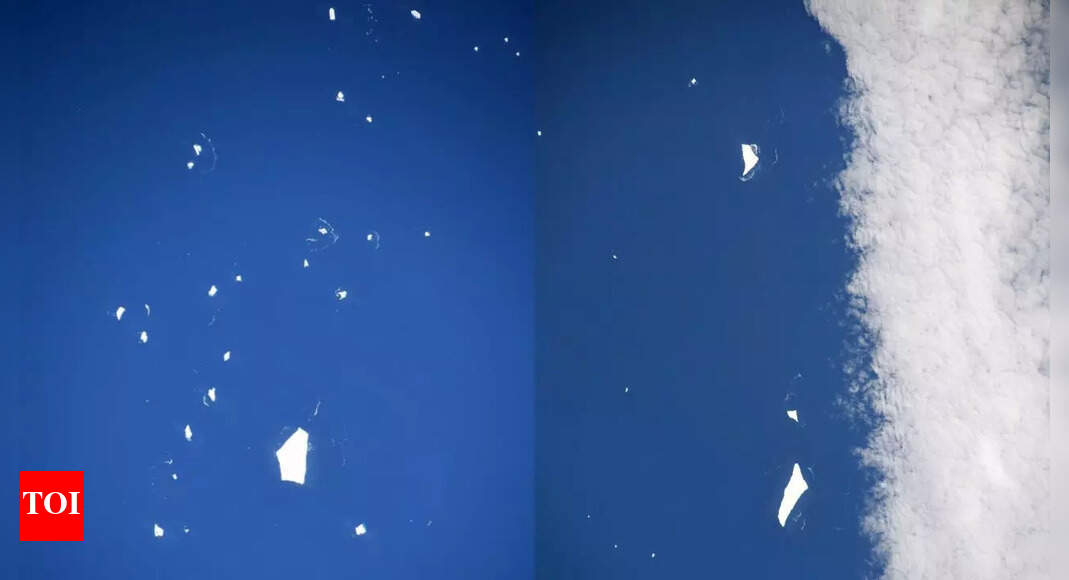 Astronaut's iceberg photos from space raise an alarm about climate ...