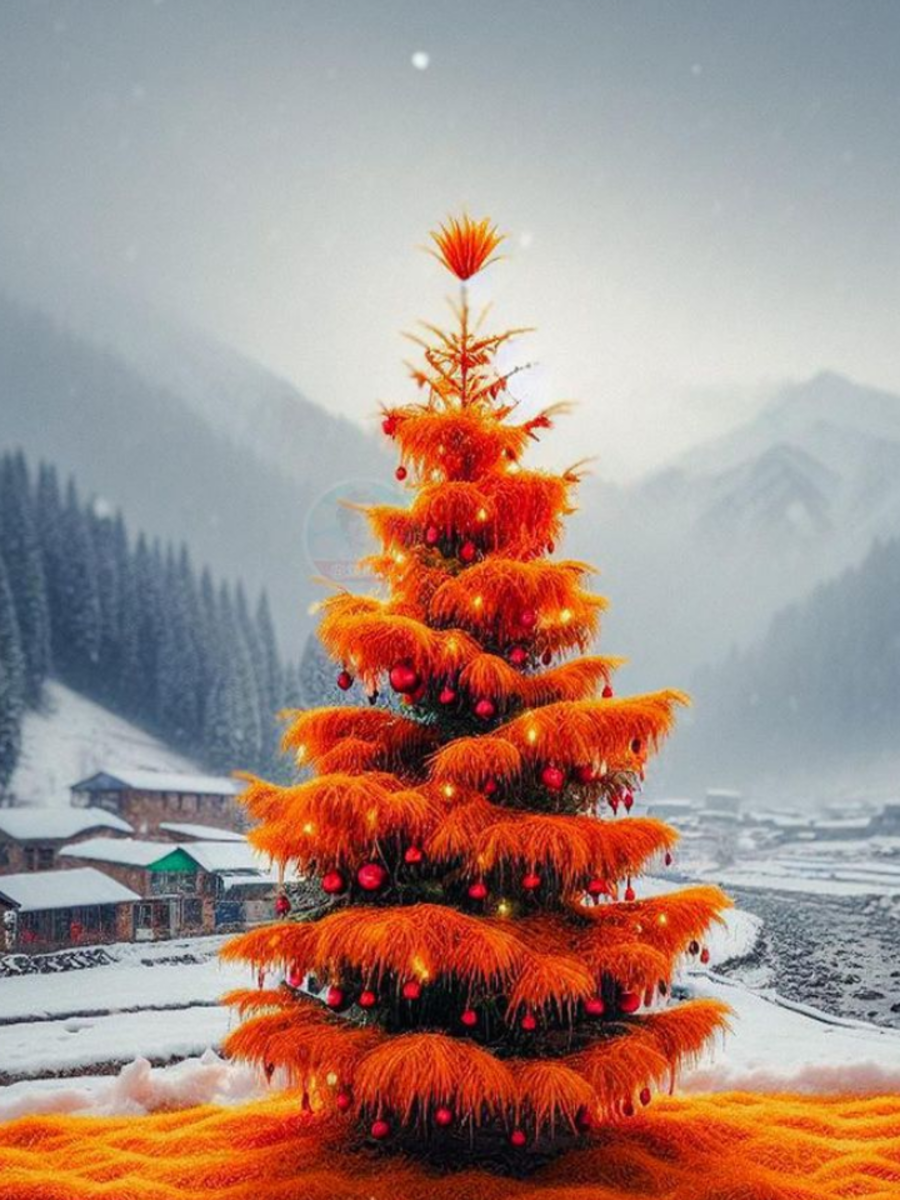 9 AI Pics Imagine Christmas Trees Literally Represent Indian States ...