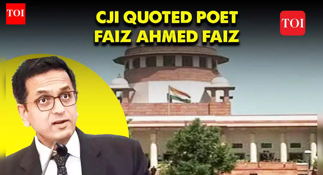 CJI DY Chandrachud's 'poetic' tribute to Justice Sanjay Kaul, quotes ...