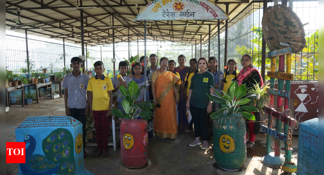 Soil-free garden at Thane civic school bears fruit | Thane News - Times ...