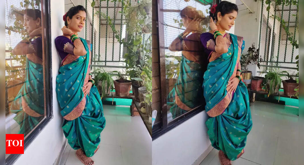 Suruchi Adarkar shows off her new bride glow as she decks up in a ...