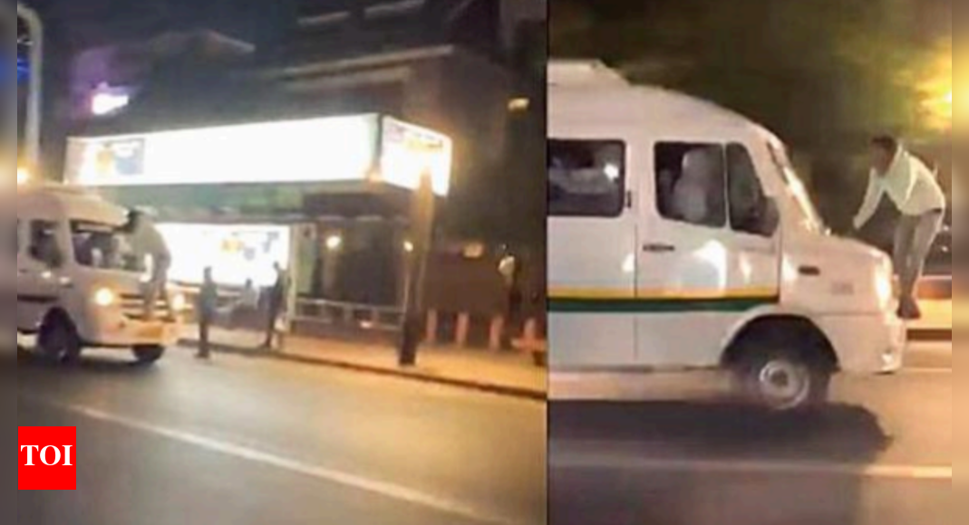 Delhi Crime News today: Man dragged on bonnet for over 3km in Delhi, driver arrested | Delhi ...