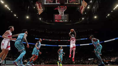 Toronto Raptors knock off short-handed Charlotte Hornets | NBA News - Times of India