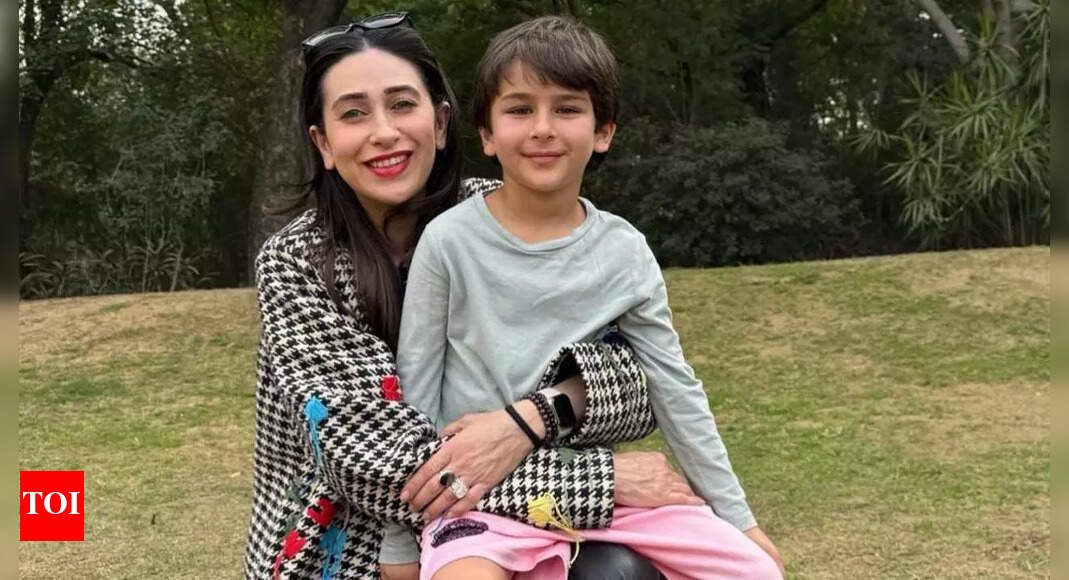 Karisma Kapoor shares glimpse from Taimur's birthday celebration | Hindi Movie News - The Times ...