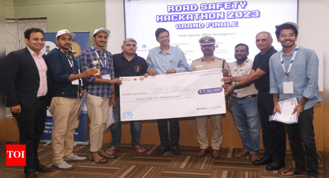 Bike safety enhancement system wins IIT-Madras Road Safety Hackathon 2023 | Chennai News - Times ...