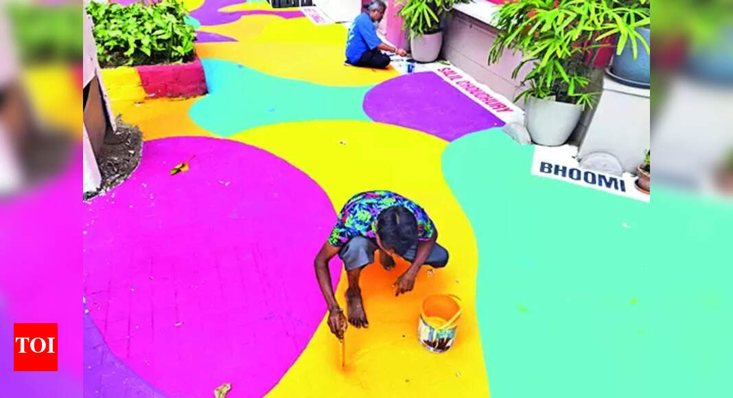 Pavements: Glitzy Makeover For South Kol Pavements | Kolkata News ...