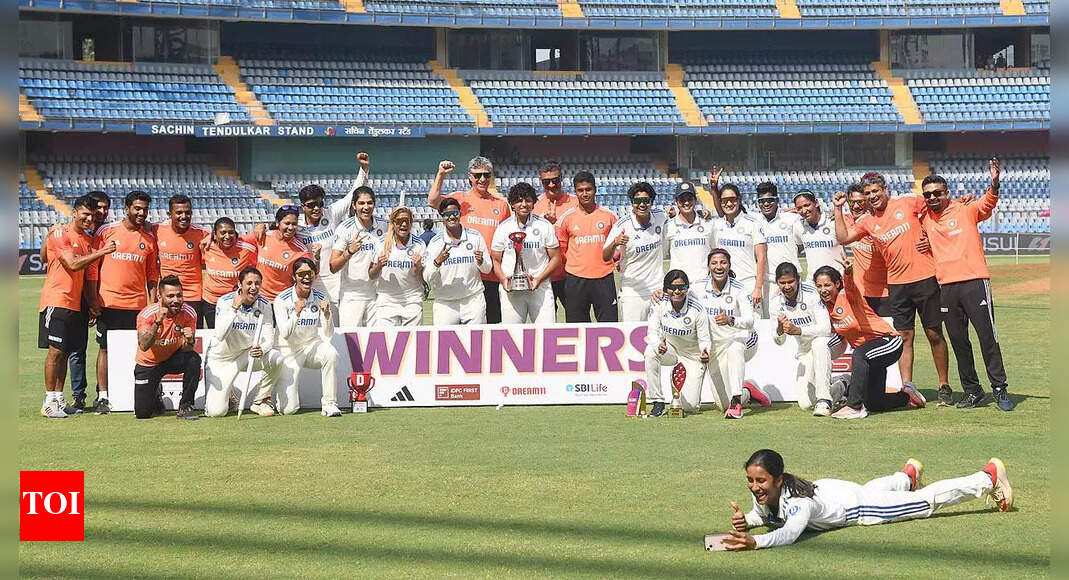 Dominant Indian women secure first Test win over Australia | Cricket ...