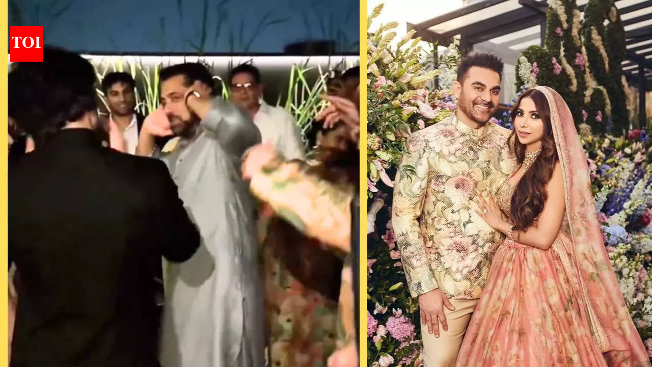 Salman Khan dances on ‘Tere Mast Mast Do Nain’ at Arbaaz Khan’s wedding ...